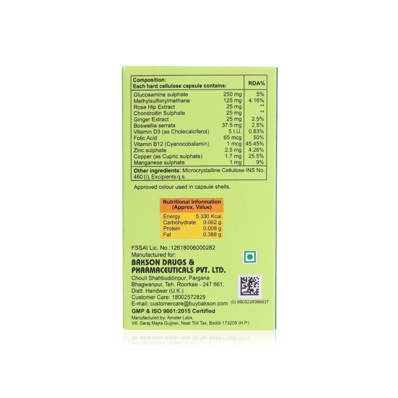 BAKSON FLEXICARE CAPSULES-30 CAPSULES – Dr Homoeo Pharmacy
