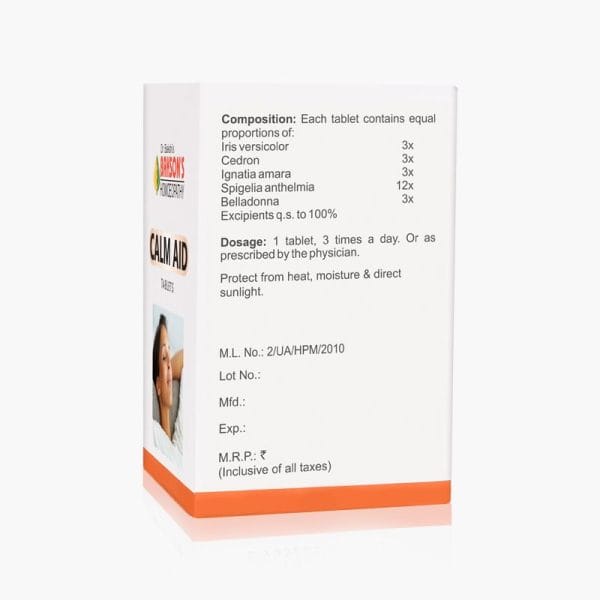 BAKSON CALM AID TABLET – Dr Homoeo Pharmacy