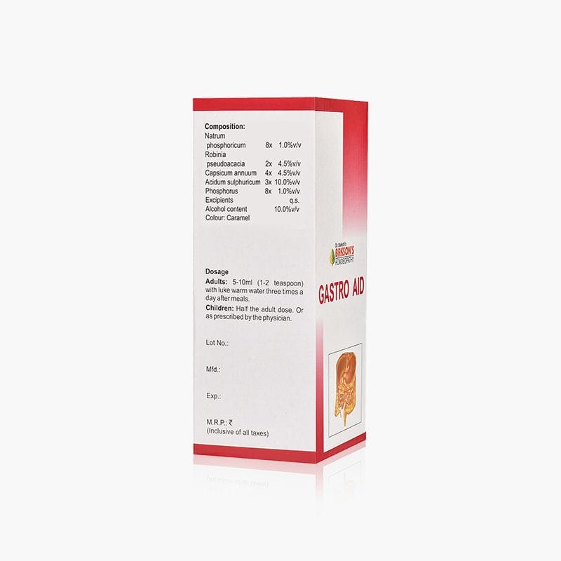 BAKSON GASTRO AID SYRUP – Dr Homoeo Pharmacy