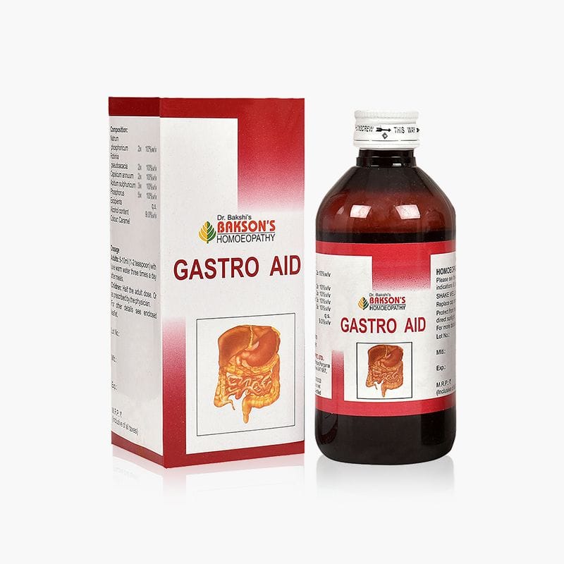 BAKSON GASTRO AID SYRUP – Dr Homoeo Pharmacy
