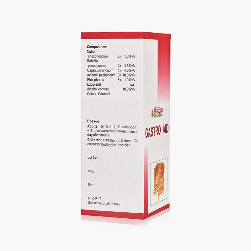 BAKSON GASTRO AID SYRUP – Dr Homoeo Pharmacy