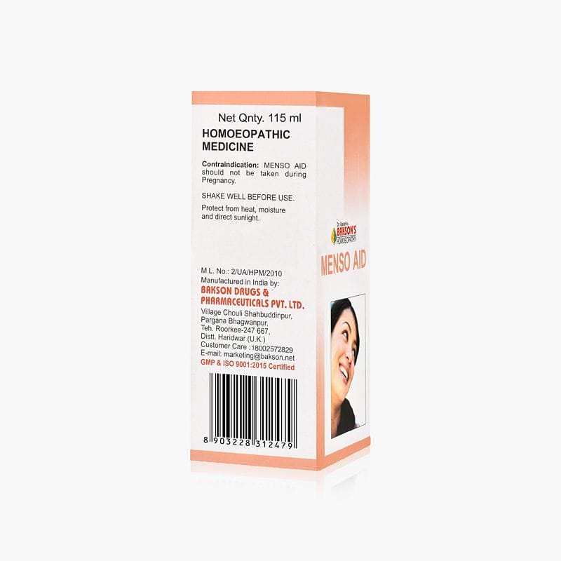 BAKSON MENSO AID SYRUP – Dr Homoeo Pharmacy