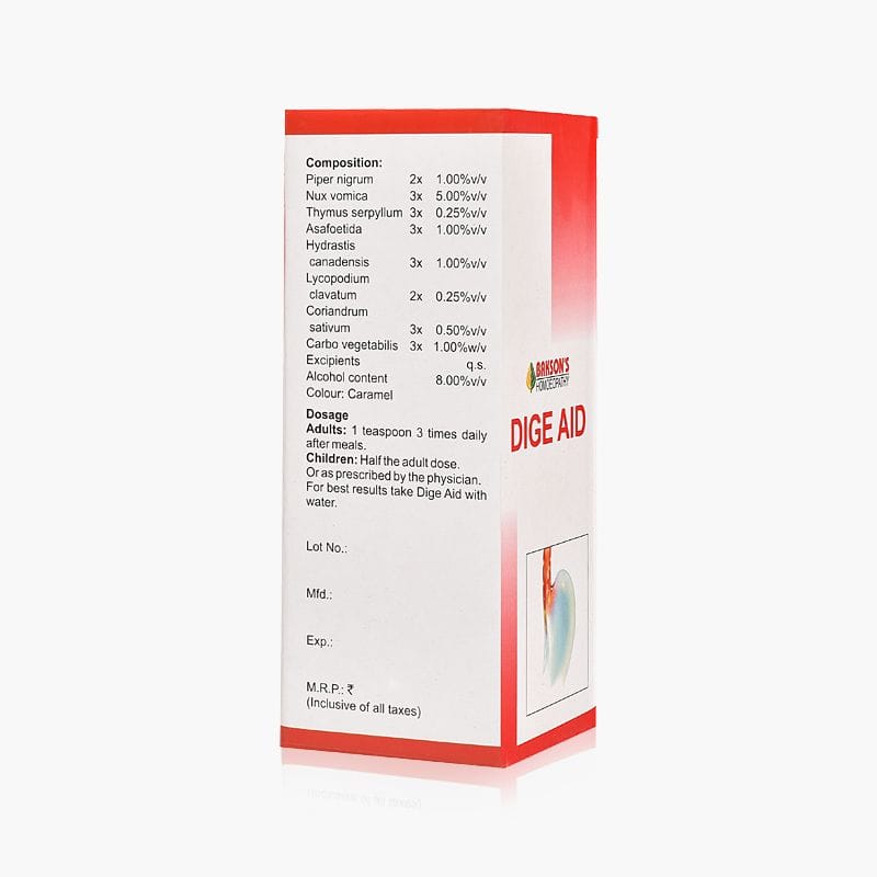 BAKSON DIGE AID SYRUP – Dr Homoeo Pharmacy
