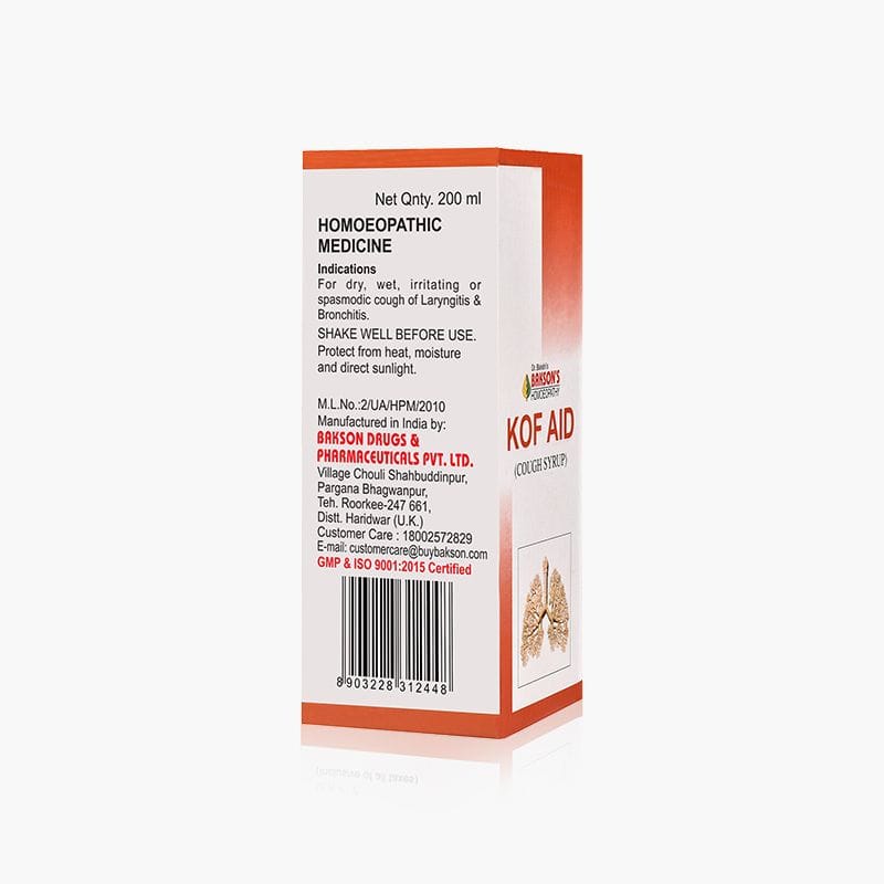 BAKSON KOF AID COUGH SYRUP – Dr Homoeo Pharmacy