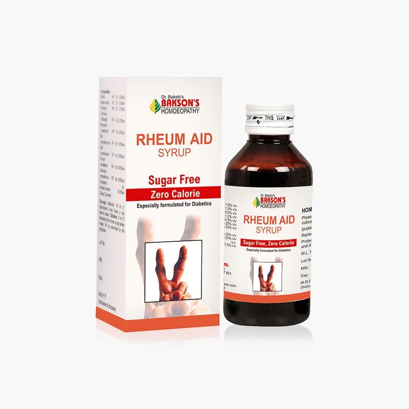 BAKSON RHEUM AID SYRUP (SUGAR FREE) – Dr Homoeo Pharmacy