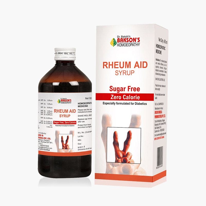 BAKSON RHEUM AID SYRUP (SUGAR FREE) – Dr Homoeo Pharmacy