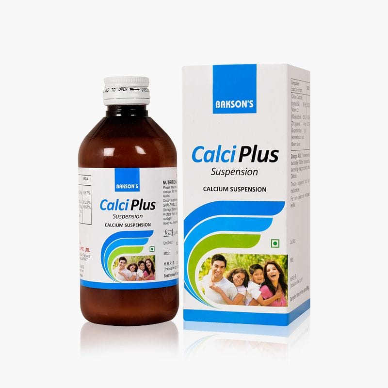 BAKSON CALCI PLUS SUSPENSION-200ML – Dr Homoeo Pharmacy